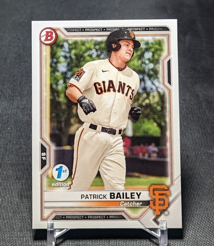 Patrick Bailey Prospect Rookie 2021 Bowman 1st Edition Card #BFE-108 ...