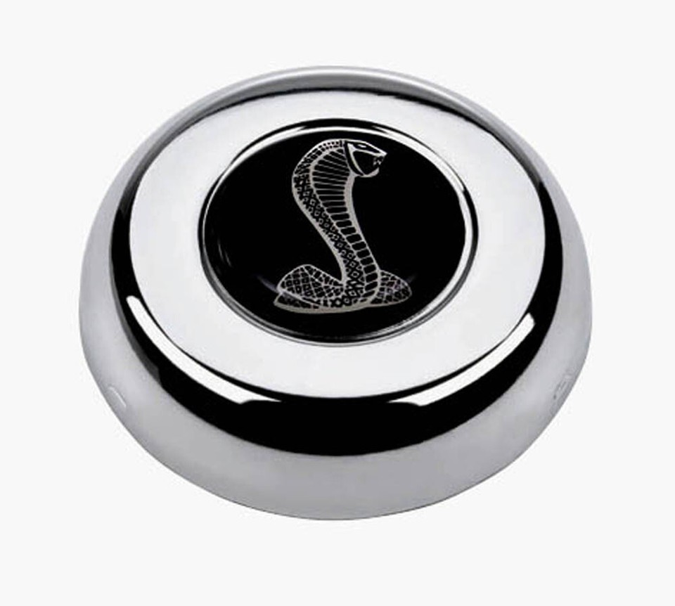 New! Grant Chrome Cobra Center Cap Fits Challenger and Classic Steering ...