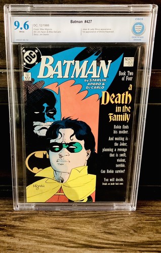 Batman #427 CBCS 9.6 Death In The Family Not CGC DC Robin Jason Todd ...