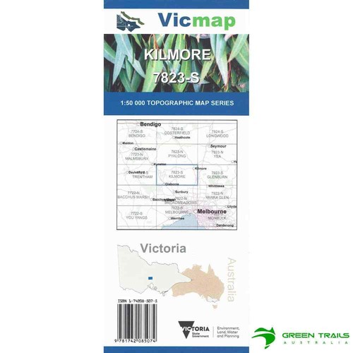 Vicmap Kilmore 7823-S 50K Topographical Map 2024 | eBay Australia