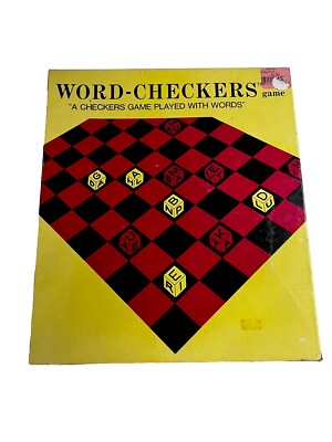 Vintage Word Checkers Set 1979 Vintage Board Game | eBay