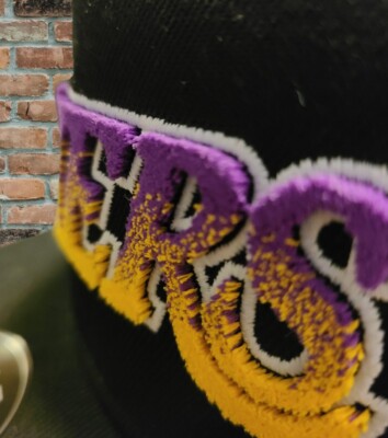 Los Angeles ultra Game Lakers Cap Snapback Black W/Chenille Patch Brand ...