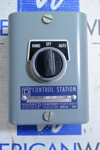 SQUARE D 9001 GG-123 HAND-OFF-AUTO CONTROL STATION SER A 600V NIB | eBay