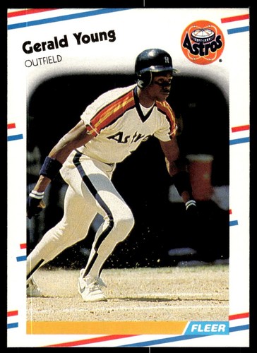 1988 Fleer Baseball Card Gerald Young Houston Astros #460 | eBay