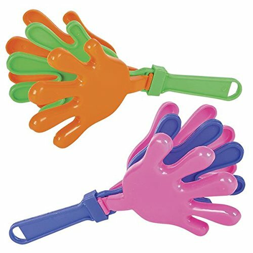 7.5'' Hand Clappers - 12 Piece Noisemakers Meat Raffle Party Assortment ...
