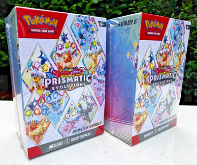 Pokemon Prismatic Evolutions Booster Bundles x 2 boxes - 12 boosters ...