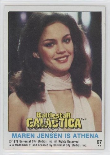 1978 Topps Battlestar Galactica Maren Jensen is Athena #67 0lk4 | eBay