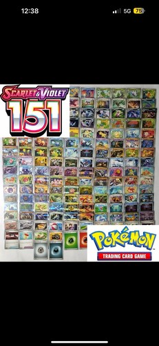 💥Complete💥 SV 151 Reverse Holo, Common, Holo Mix Set, One Full Art 165/ ...