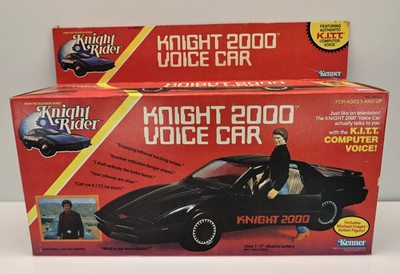 Vintage Kenner 1983 Knight Rider Knight 2000 Voice Car New Complete ...
