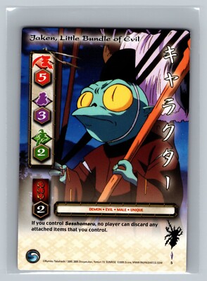 Jaken Little Bundl of Evil #5 InuYasha TCG Kijin Unlimited Card Game ...