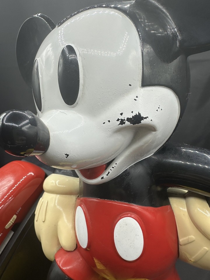 AT&T Mickey Mouse Phone W/No Tangle Phone Cord Paint Chips | eBay