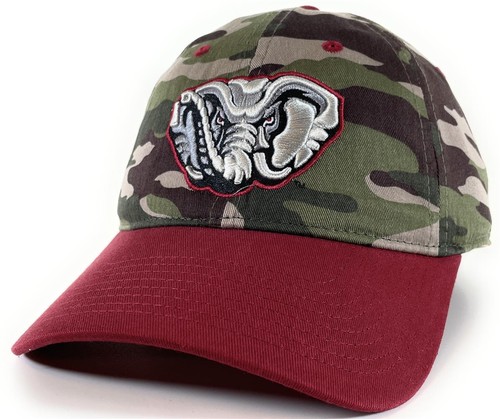 Alabama Crimson Tide Bama Camo Hat Woodland Camo Two-Tone Cap | eBay