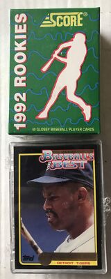 1992 2 Baseball Card Set Lot Topps McDonald’s Baseball’s Best & Score ...