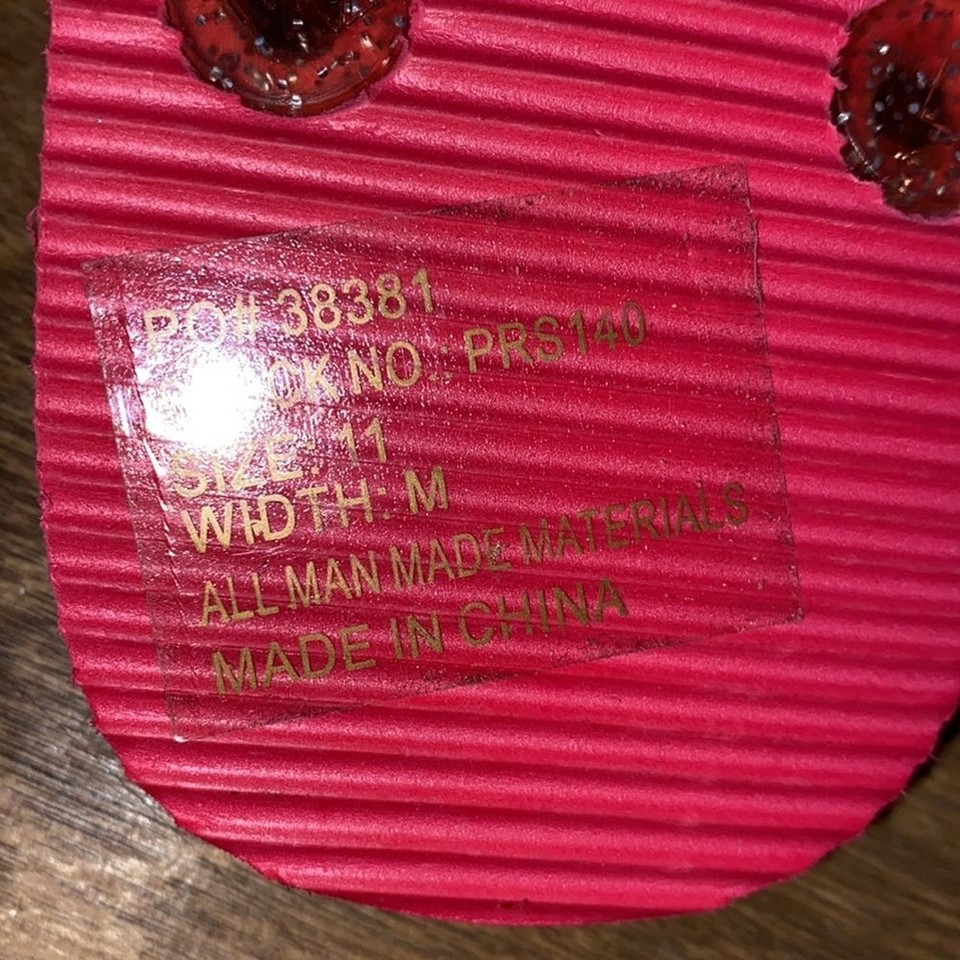 Disney Princess pink flip flops new with tags size 11 | eBay