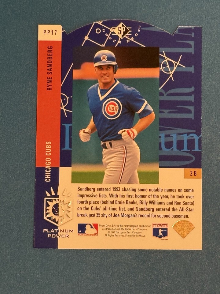 1993 SP Platinum Power #PP17 Ryne Sandberg | eBay