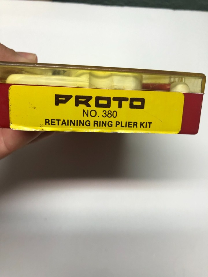 PROTO No 380 RETAINING RING PLIER KIT | eBay