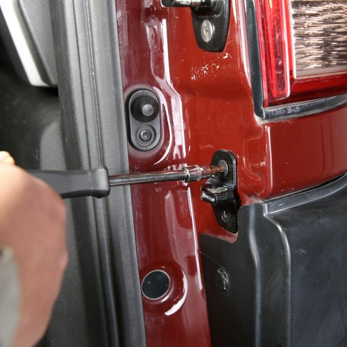 Red Alloy Tailgate Trunk Lock Panel Cover Trim For Toyota FJ Cruiser ...