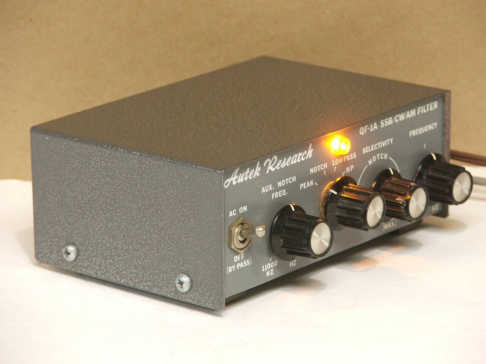 Autek Research QF-1A Ham Radio SSB CW AM Filter - AC/DC - W/ Manual ...