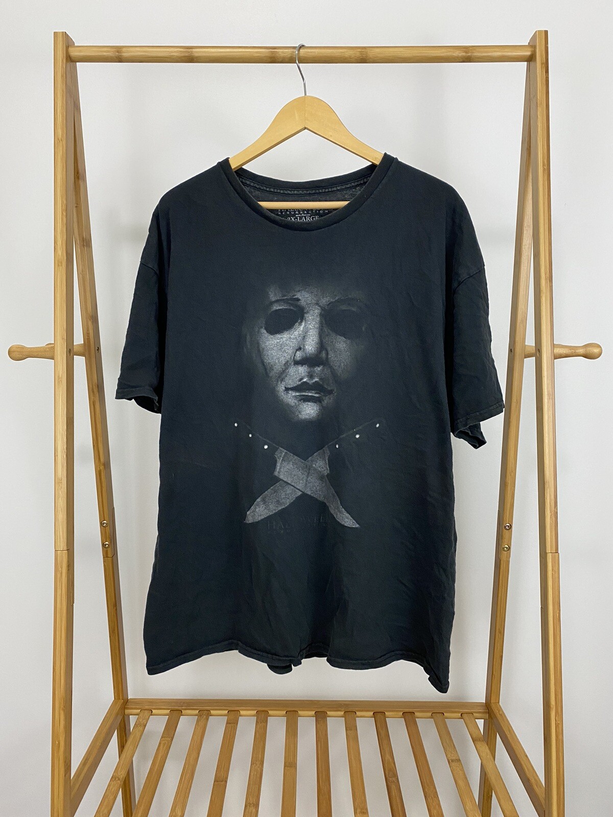 VTG Halloween Resurrection Michael Myers Big Face Fad… - Gem