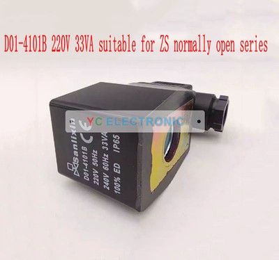 1PCS New Solenoid Valve Coil D01-4101B 220V 50/60Hz 33VA 100% ED | eBay
