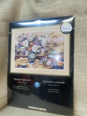 Gold Collection Dimensions Counted Cross Stitch Kit Oriental Splendor ...