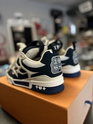 Louis Vuitton Skate Trainer 'Blue White' Sz- 7LV 8US Mens Louis Vuitton Skate Trainer 'Blue White' Sz- 7LV 8US Mens