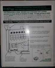 GenTran 6 Circuit Manual Transfer Generator Switch 20216 for sale ...