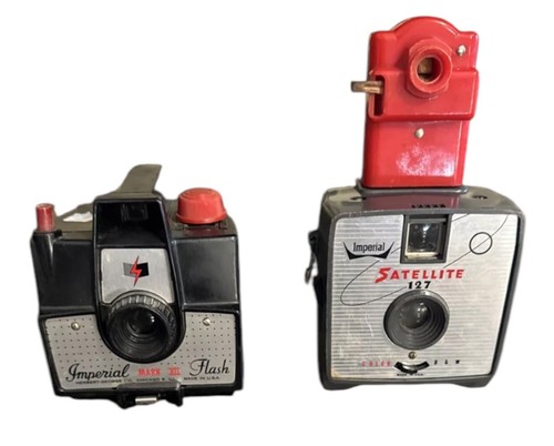 VINTAGE 1950s IMPERIAL MARK XII CAMERAS AND SATELLITE 127 *UNTESTED ...