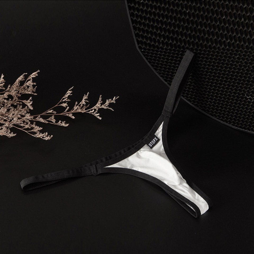 Briefs Underwear G-String T-back Vintage 1 PCS Bulge Pouch Comfortable ...