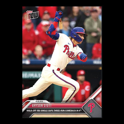 Bryson Stott - 2023 MLB Topps Now Card 74 - Print Run: 464 Philadelphia ...