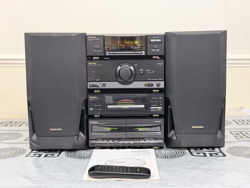 Technics Se-ch540 Hifi System Separate + Speakers + Remote | eBay UK