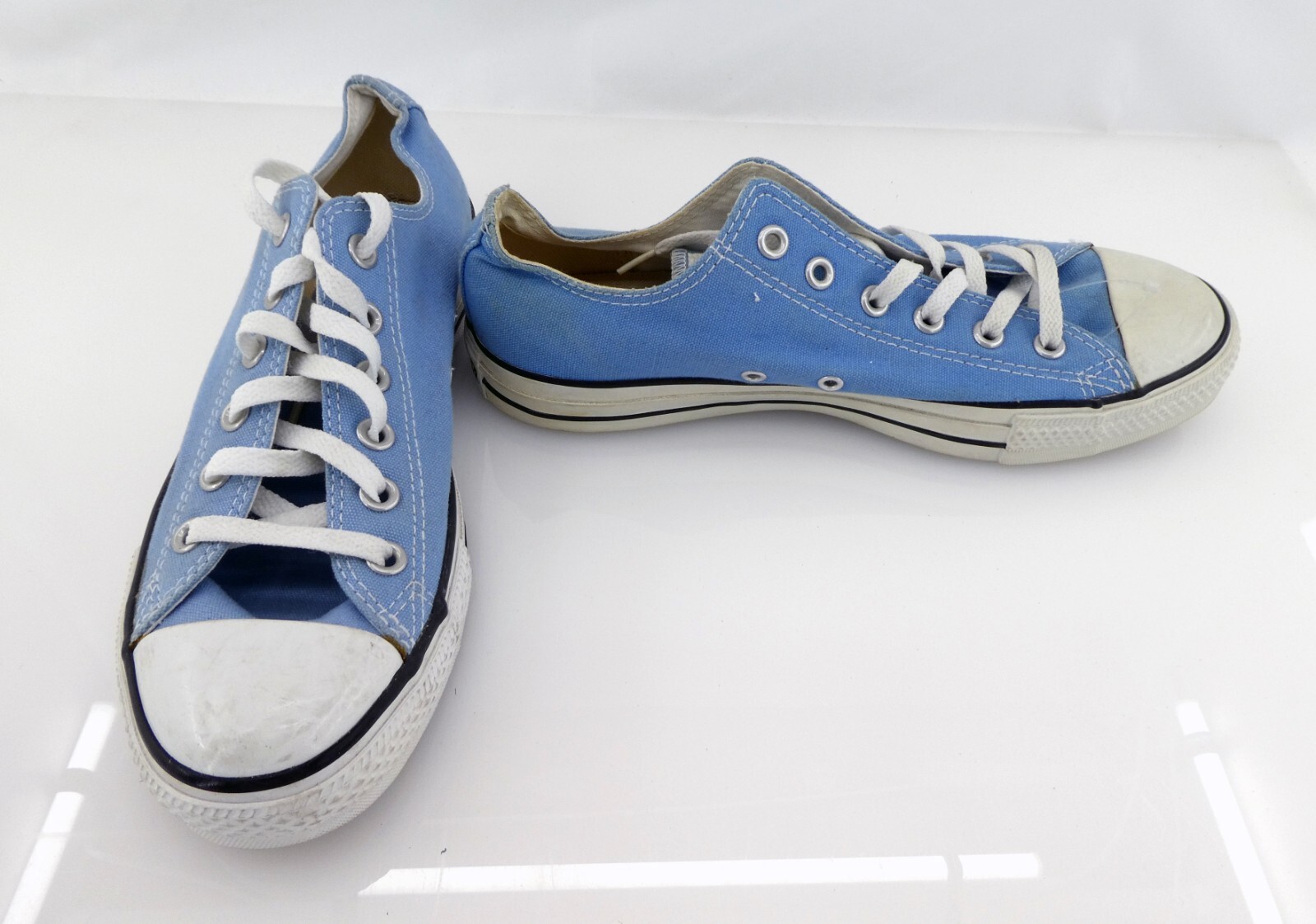 Converse Shoes Chuck Taylor All Star Ox Sky Blue Sneaker Mismatched 7/8 ...