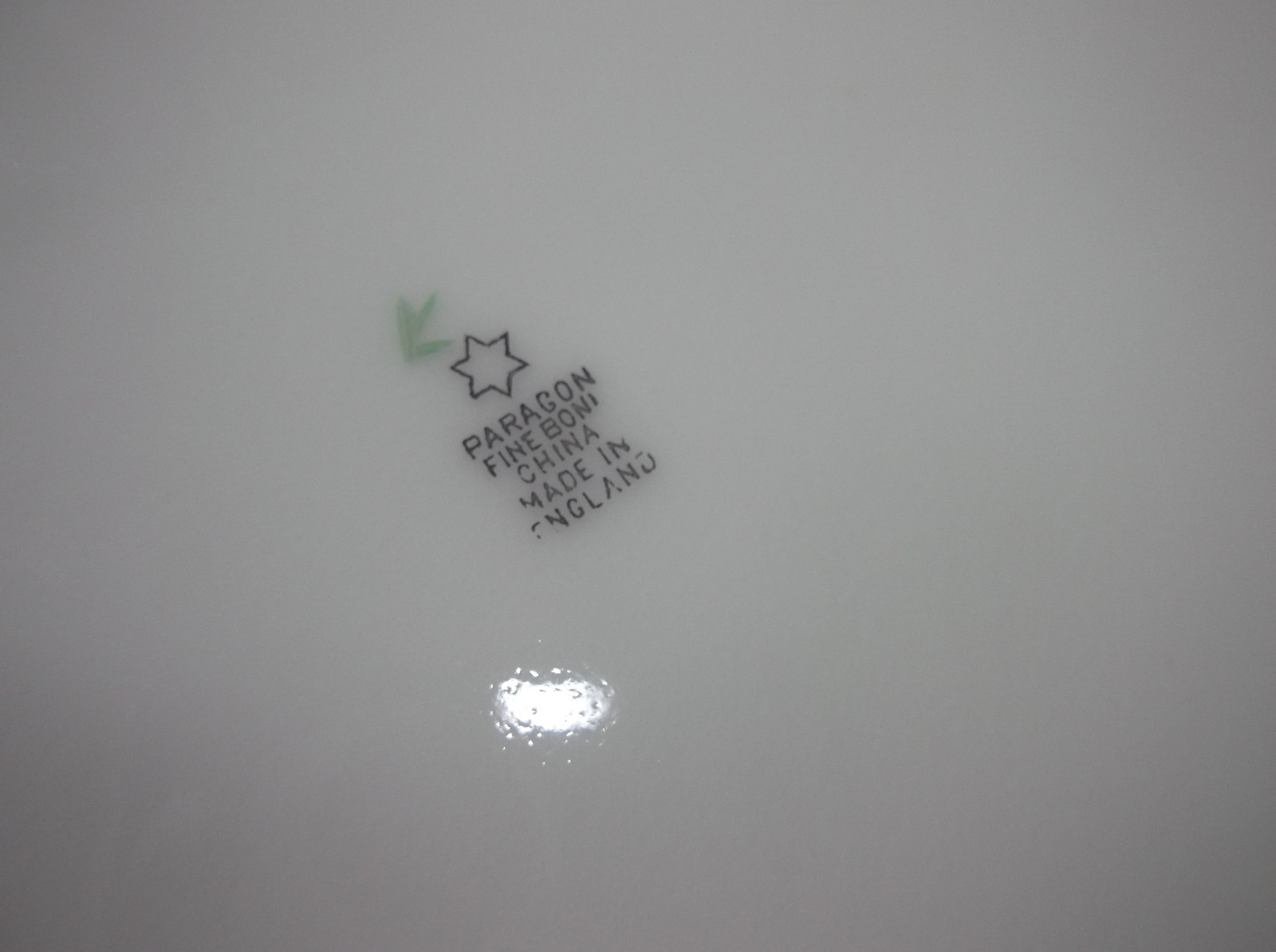 ELEGANT GILDED CHINA PLATTER PARAGON STAR BACKSTAMP ART DECO BLUE RIM ...