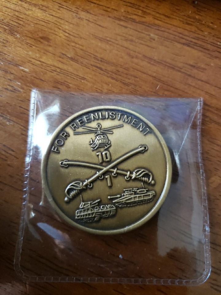 Reenlist for the Buffalo Soldiers Coin | eBay