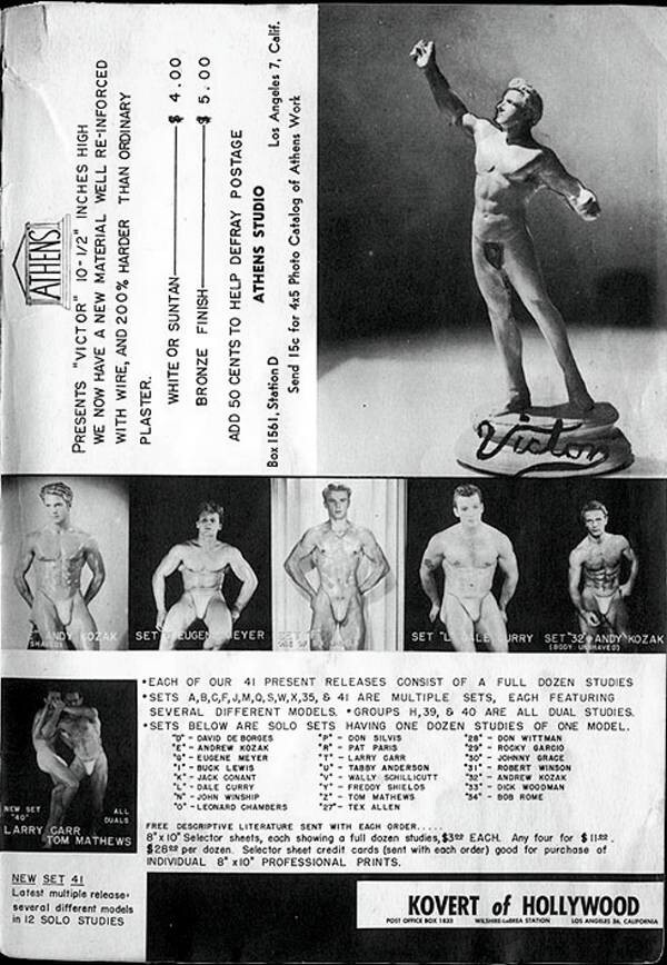 Rare Vintage DW 8x10 KOVERT OF HOLLYWOOD Numbered 185 JAMES E. PORTER ...