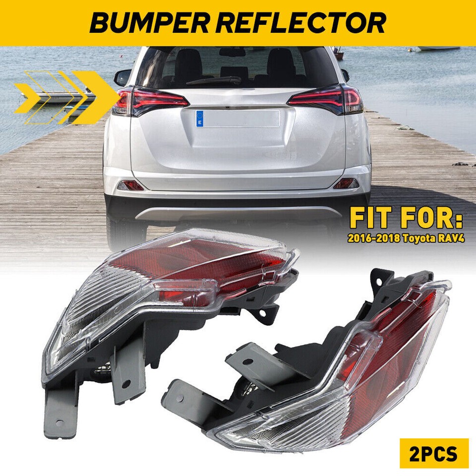 For 2016 2017 2018 Toyota RAV4 Rear Bumper Reflector Light Stop Lamp LH ...