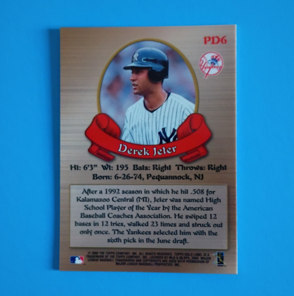 Derek Jeter Baseball Card – Hall of Fame Legend – Legends Mini Gift™ | eBay