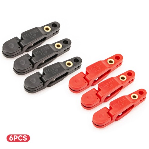 6x Offshore Fishing Adjustable Planer Board Release-Clips Trolling Line ...