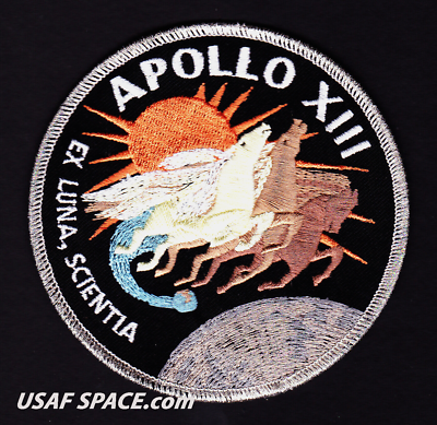 Nasa Apollo 13 Logo Apollo 13 Flown Kapton Foil Flown In Space