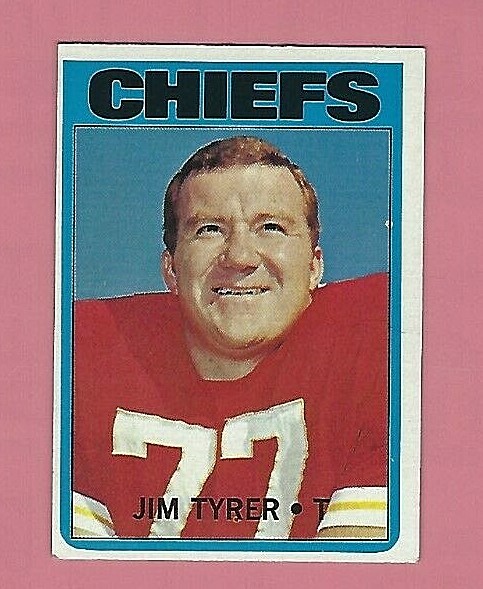 1972 TOPPS JIM TYRER FOOTBALL CARD #111 | eBay