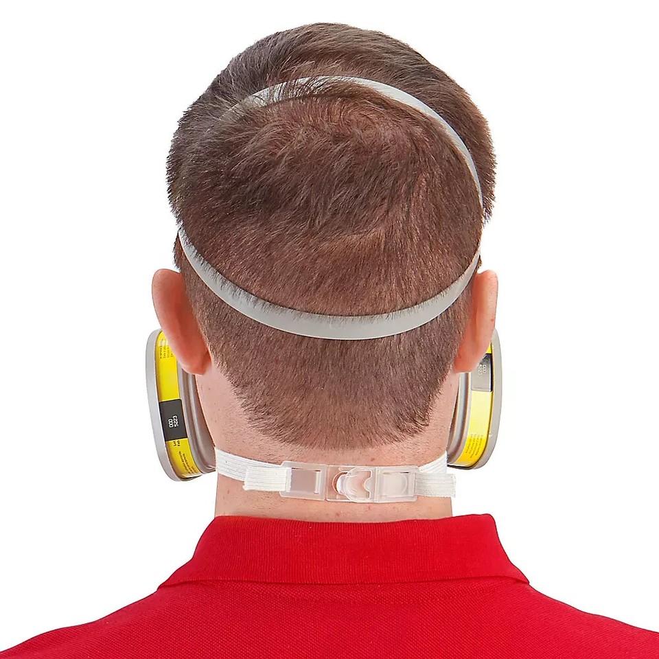 3M 5303 Disposable Half Face Respirator Facepiece Mask Organic Vapor ...