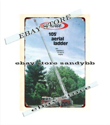 1990s fire truck equipment firefighting apparatus Aerial Ladder metal ...