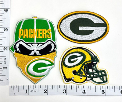 Embroidered Patch Set - Football - Green Bay Packers - NFL - 3-Patch ...