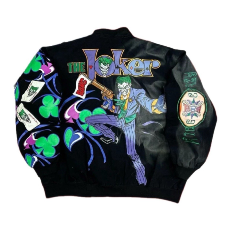 Printed Limited Edition Vintage Joker Graphic Jacket - Halloween Style ...