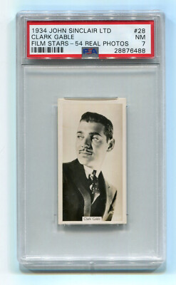1934 John Sinclair Film Stars 54 Real Photos 28 Clark Gable PSA 7 NM ...