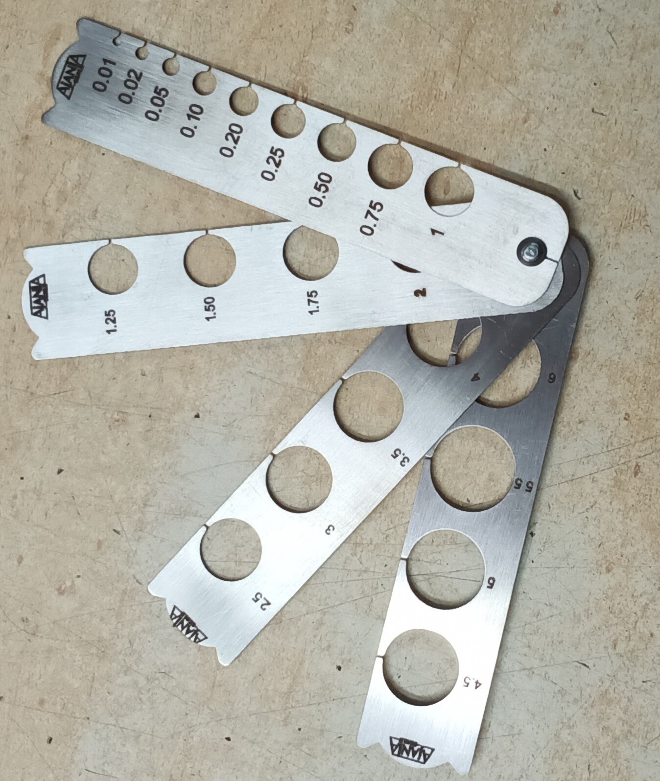 Diamond Gemstone Round Stone Gauge Measuring Gem Diamond Sizing Tool ...