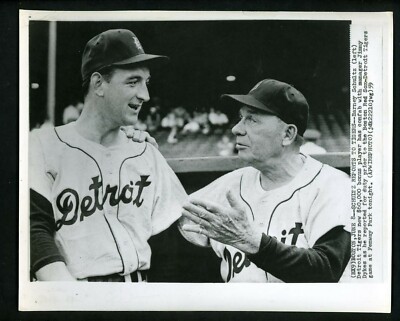 Barney Schultz & Jimmy Dykes 1959 Press Photo Detroit Tigers | eBay