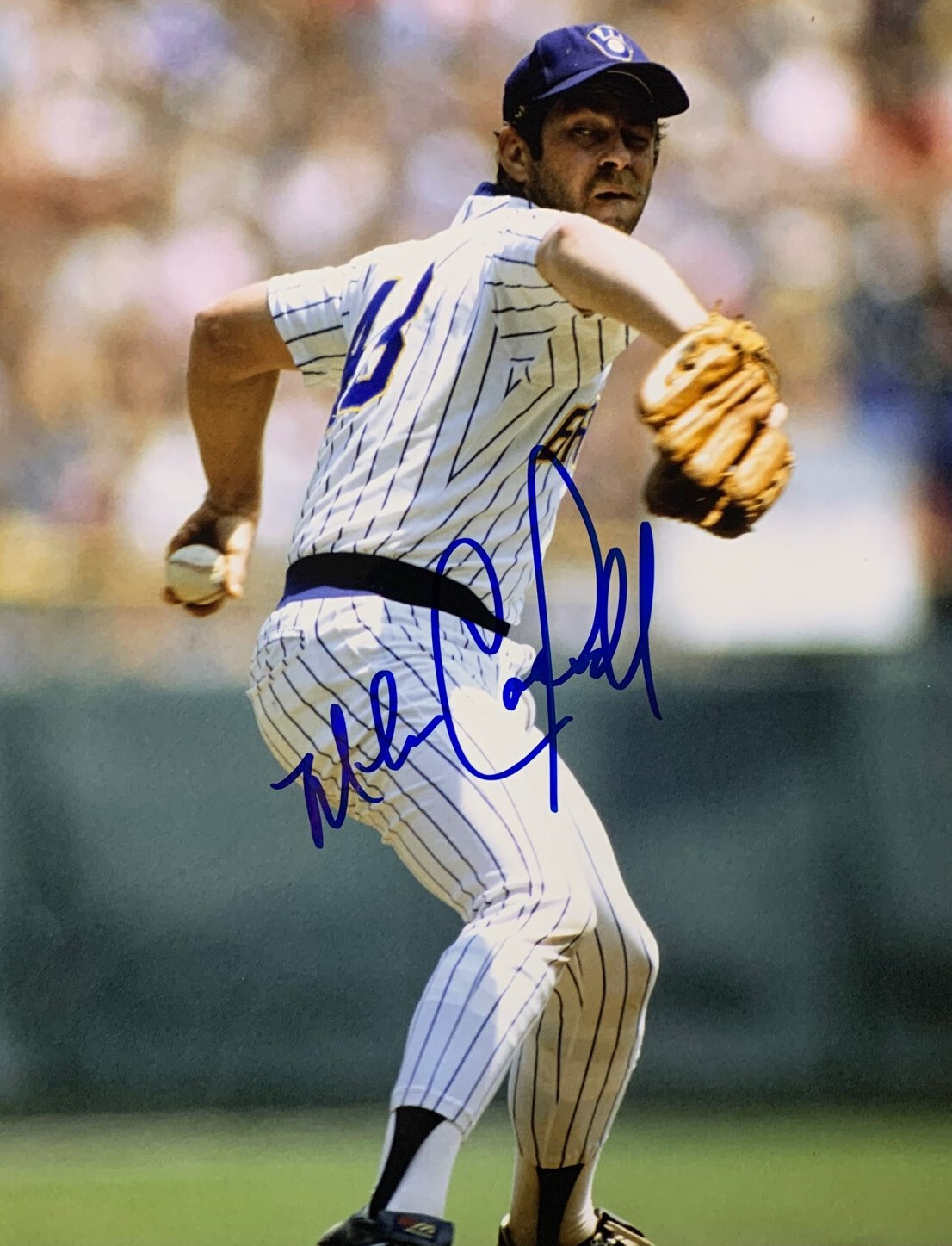 Brewers MIKE CALDWELL Signed 8x10 Action Photo #1 AUTO 1982 World ...