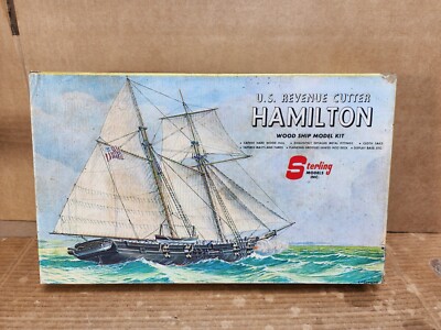 Lot Of 2 1/72 Sterling Revenue Cutter HAMILTON Wood Model Ship Kit Kits ...