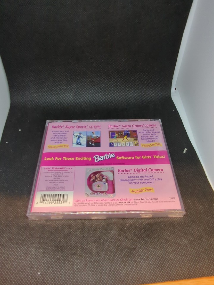 Barbie Storymaker (Mattel) - Windows PC CD-ROM Computer Game - Ages 5 ...